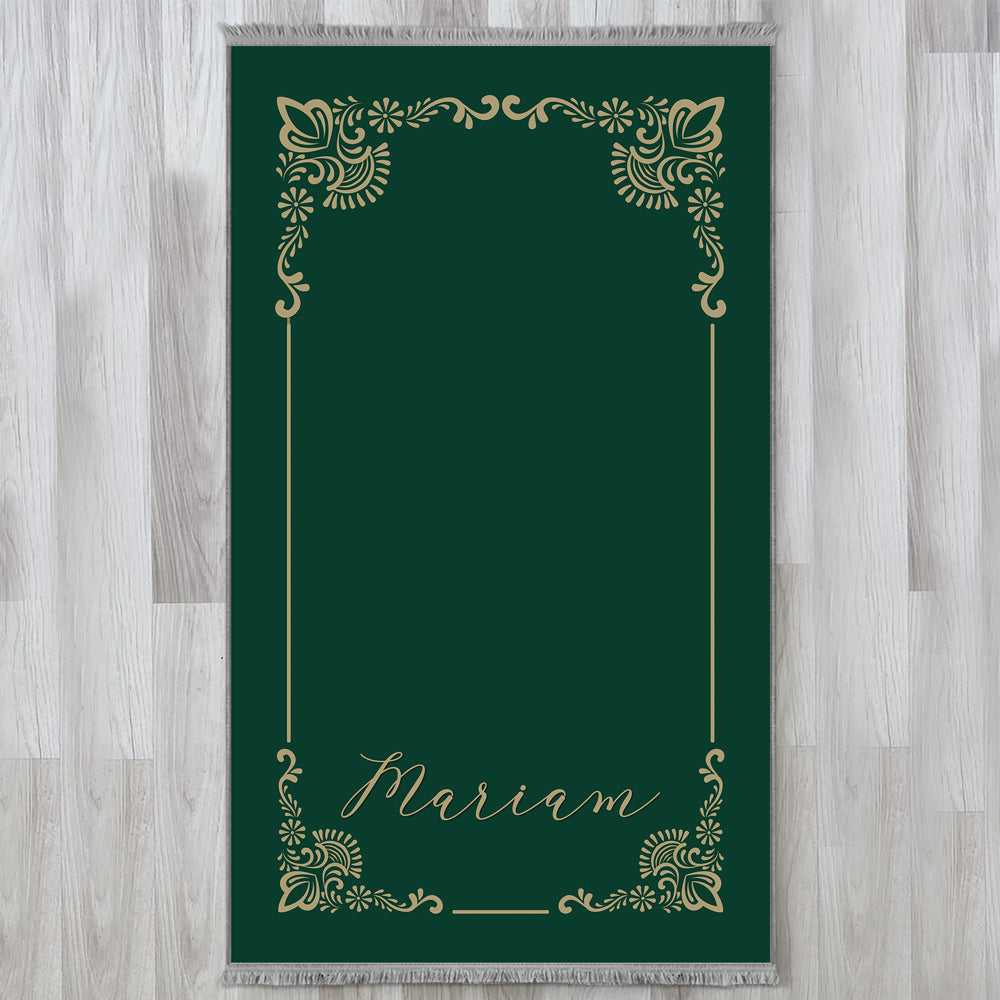 Modern Islamic Cushioned Customizable Prayer Mat 806 – muslumana